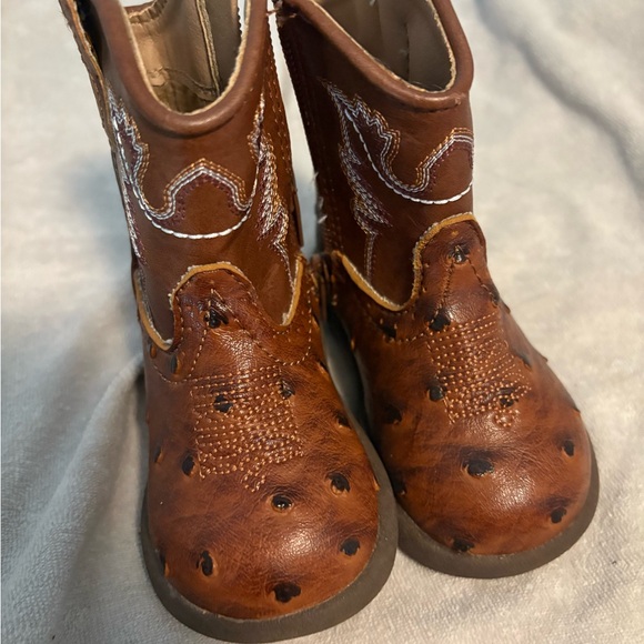Roper | Shoes | Roper Brown Western Boots With Distressed Leather ...